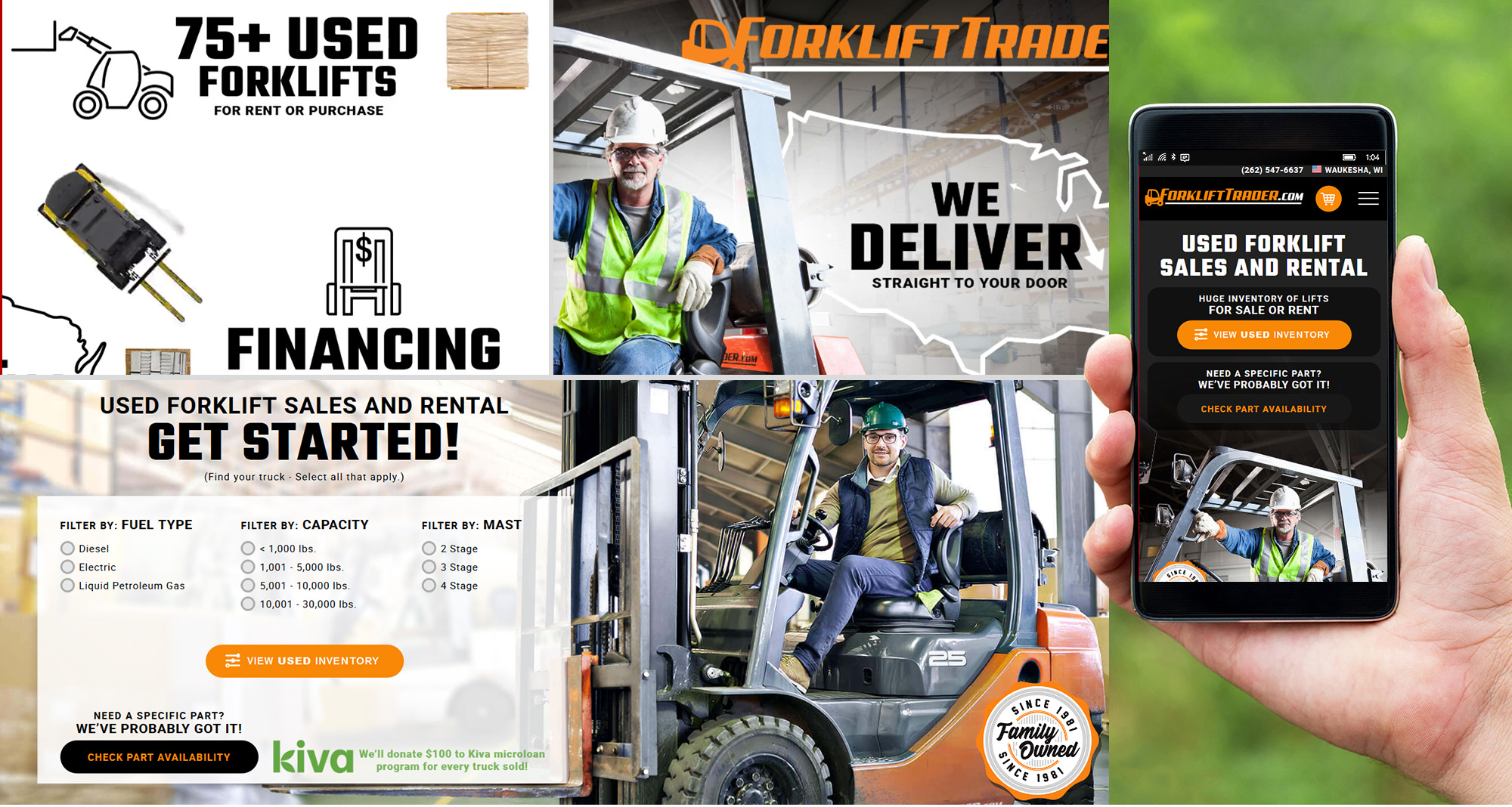Forklift Trader Website Design | Local Waukesha Web Developer for Forklift Sales | iNET Web ...